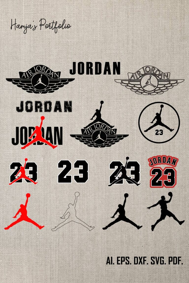 Jordan Logo Svg ,Jordan Svg vector logo,Air Jordan Logo SVG,Michael ...