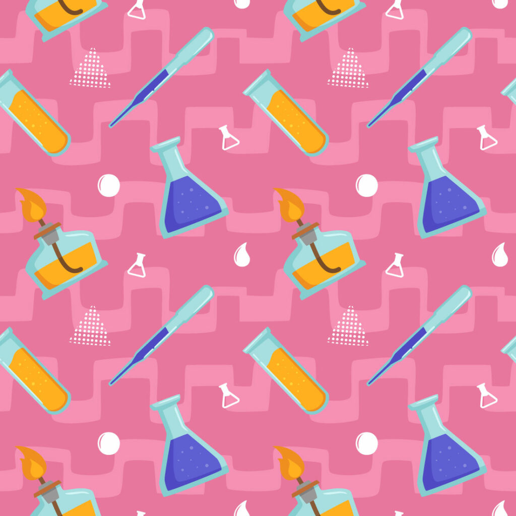 Laboratory Seamless Pattern - MasterBundles
