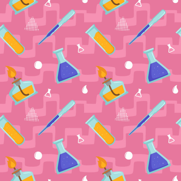 Laboratory Seamless Pattern - MasterBundles