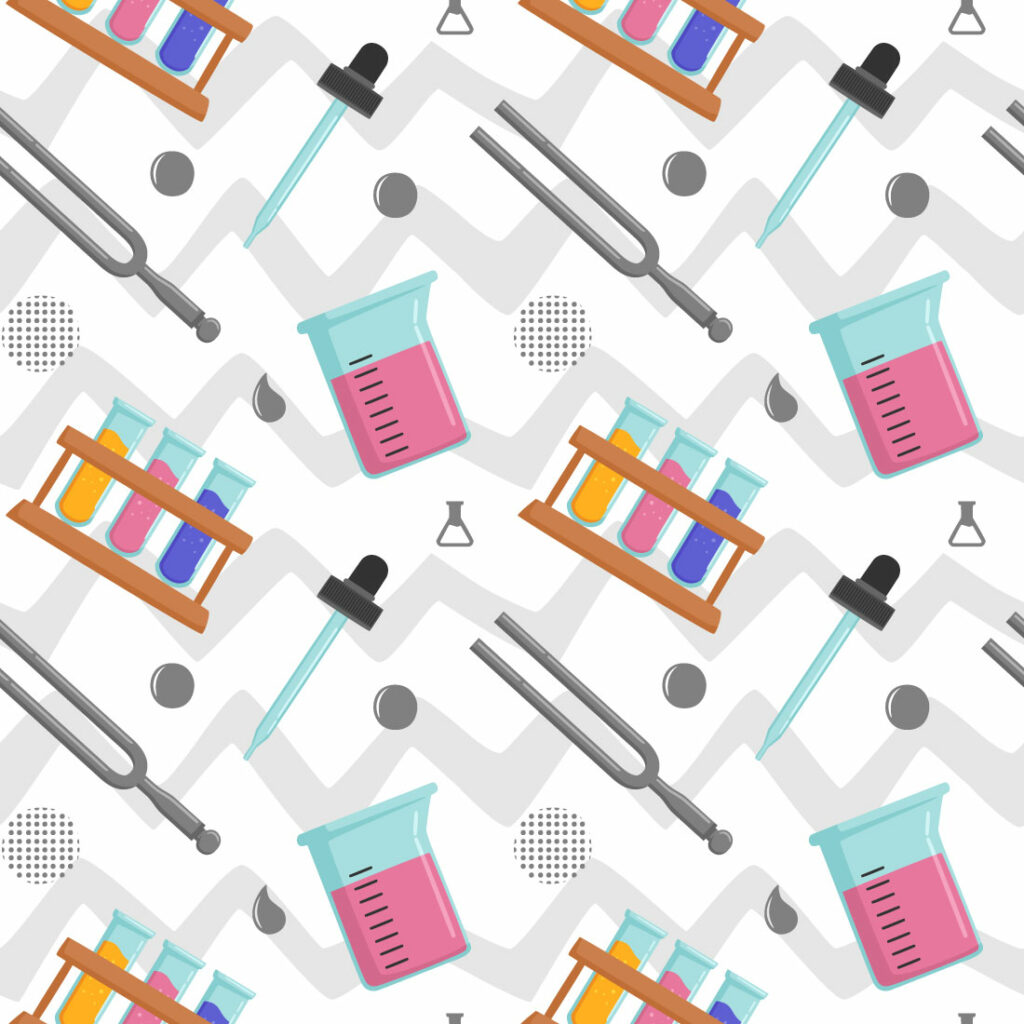 Laboratory Seamless Pattern - MasterBundles