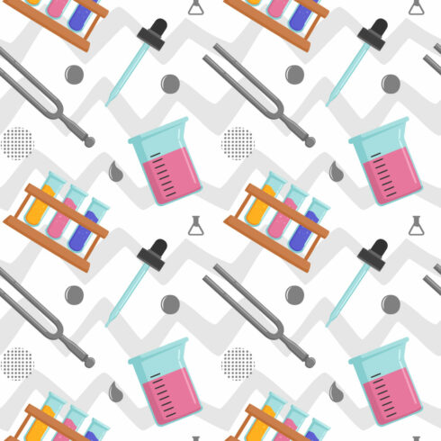 Laboratory Seamless Pattern - MasterBundles