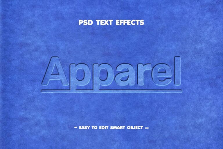 Editable Leather Text Effect Bundle - MasterBundles