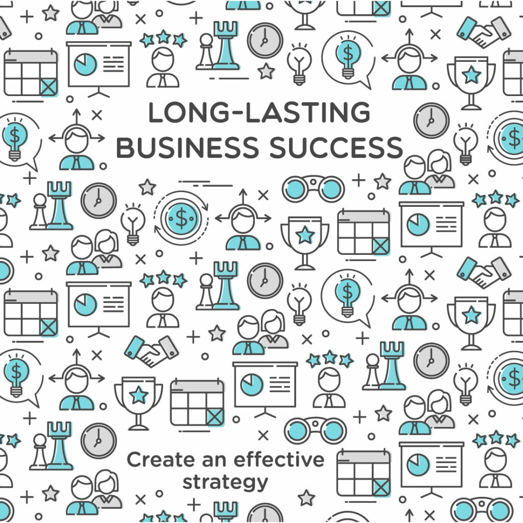 Long Lasting Business Success Vector Illustrations - MasterBundles