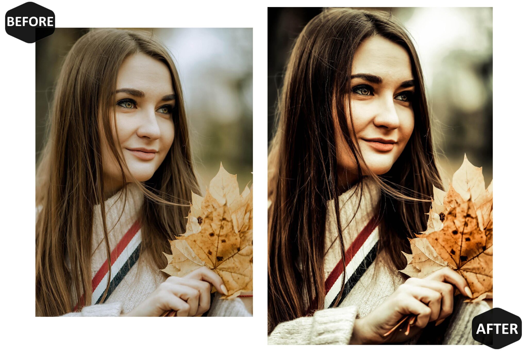 12 Autumn Rustle Lightroom Presets, Moody Mobile Editing, Beauty ...