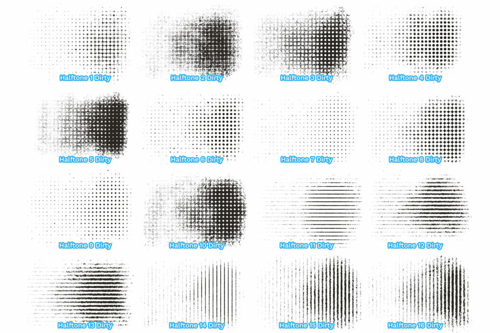 Halftone Procreate Brushes - MasterBundles