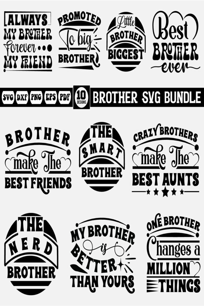 Brother Svg Bundle - MasterBundles
