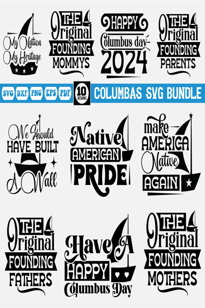 columbus day svg bundle - MasterBundles