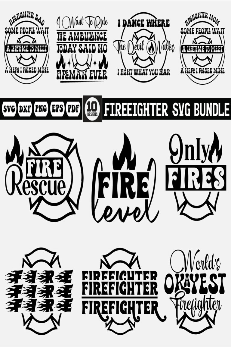 Firefighter Svg Bundle - MasterBundles