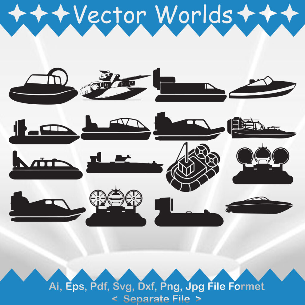 Hovercraft SVG Vector Design - MasterBundles