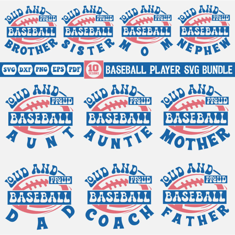 Baseball Family Svg Bundle - MasterBundles