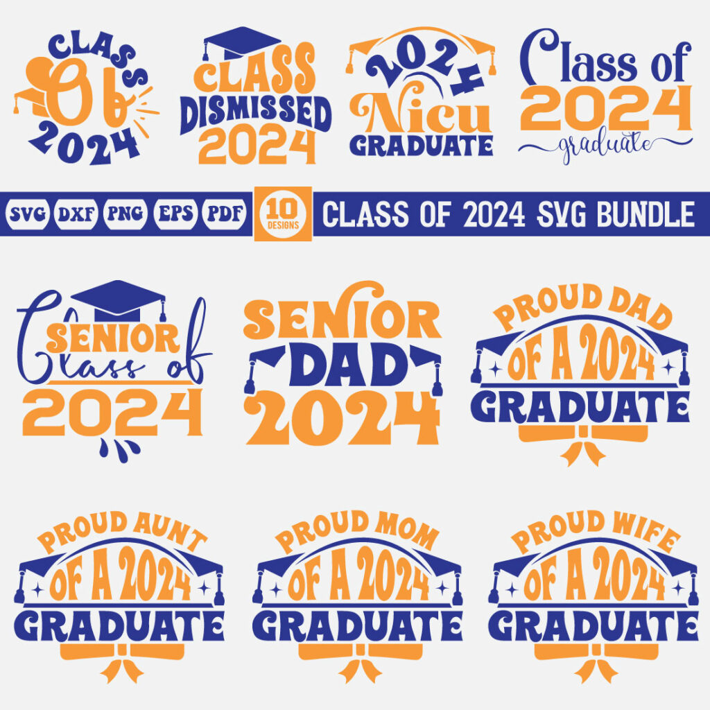 Class Of 2024 Svg Bundle - MasterBundles