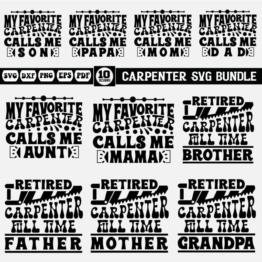 Carpenter Svg Bundle - MasterBundles