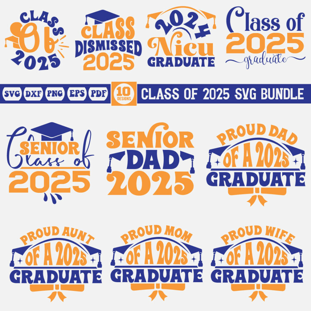 Class Of 2025 Svg Bundle - MasterBundles