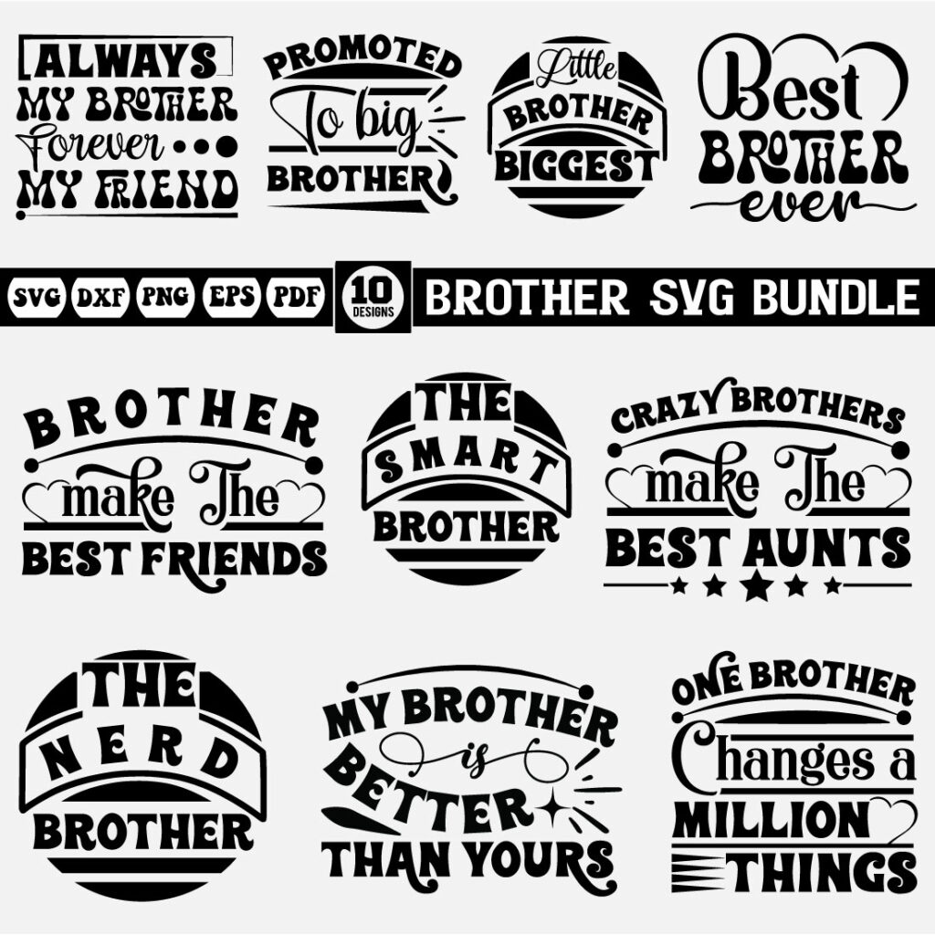 Brother Svg Bundle - MasterBundles