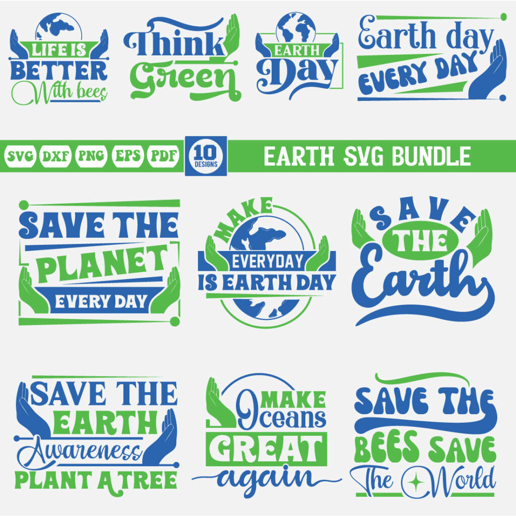 Earth Day Svg Bundle - MasterBundles