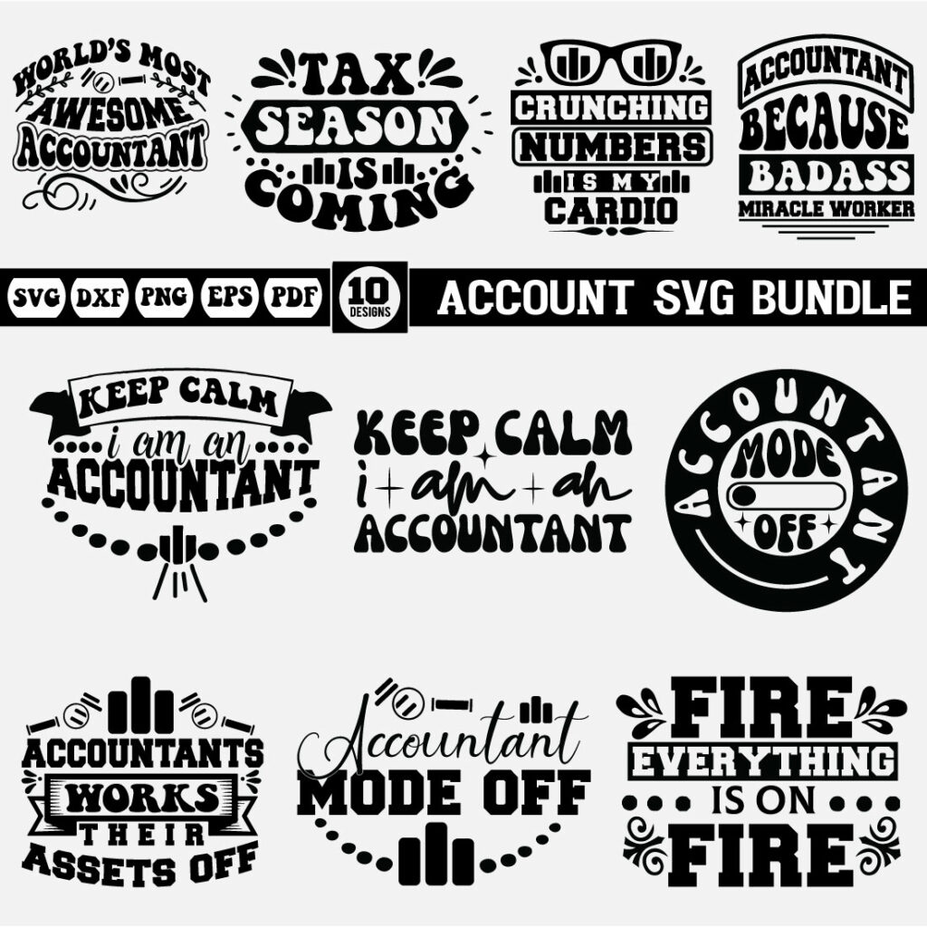 ACCOUNTANT svg bundle - MasterBundles