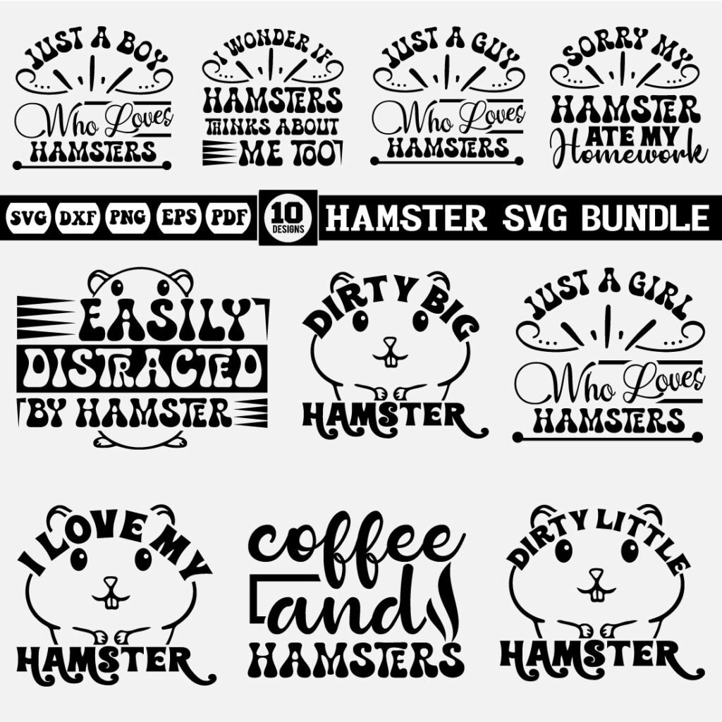 Hamster Svg Bundle - MasterBundles