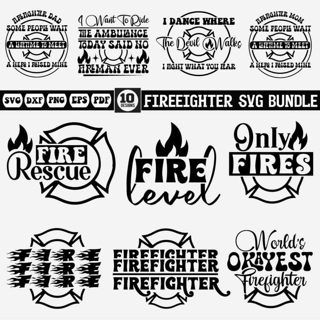 Firefighter Svg Bundle - MasterBundles