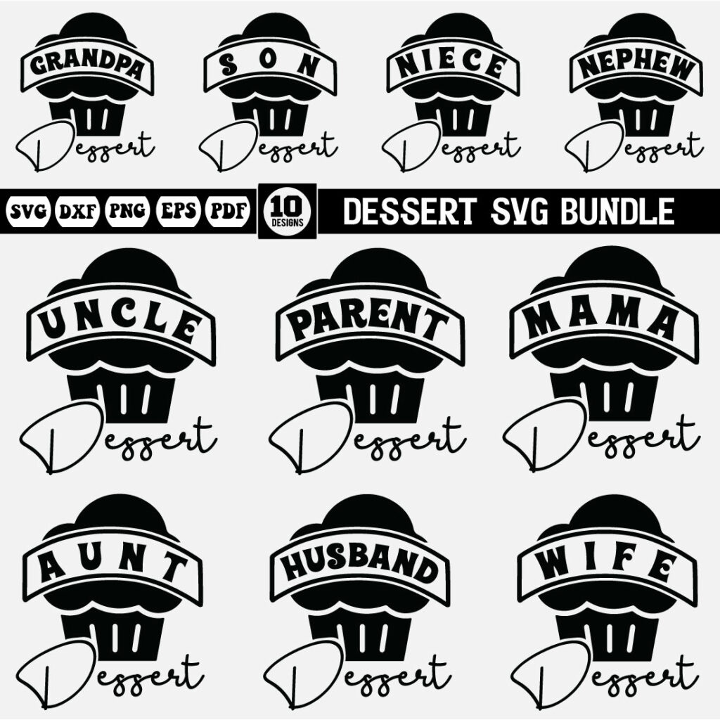 Dessert Svg Bundle - MasterBundles