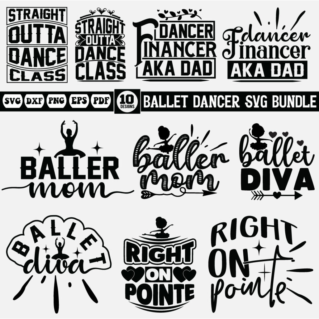 ballet dancer Svg bundle - MasterBundles
