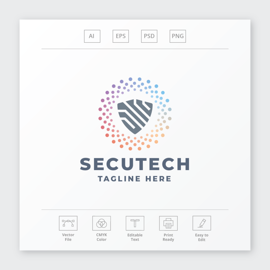 Secure Tech Logo - MasterBundles