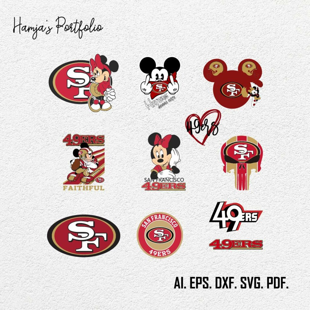 San Francisco 49ERS Logo Vector Set - MasterBundles