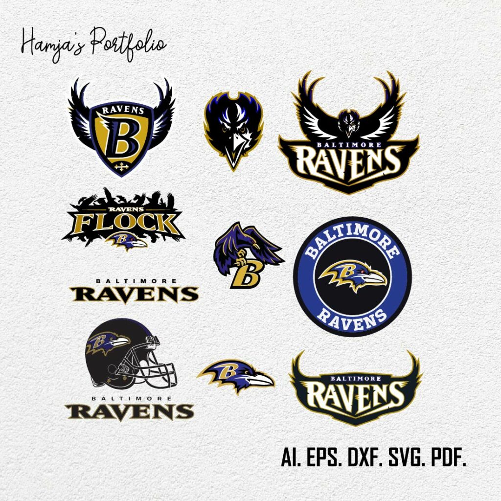 Baltimore Ravens logo, Baltimore Ravens svg, Baltimore Ravens eps ...