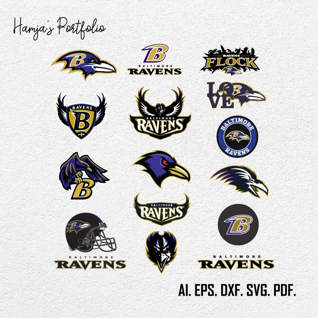 Baltimore Ravens logo, Baltimore Ravens svg, Baltimore Ravens eps ...