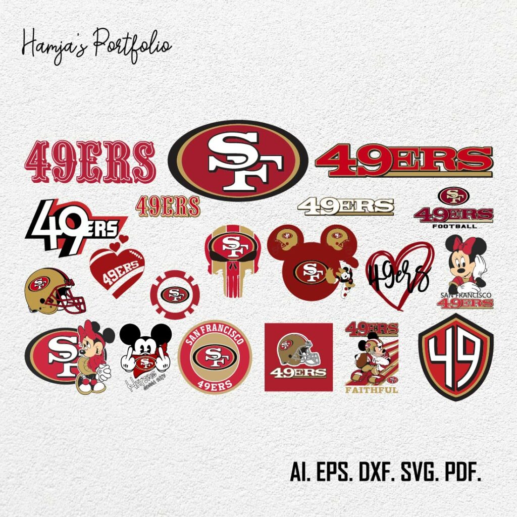 San Francisco 49ERS Logo Vector Set - MasterBundles