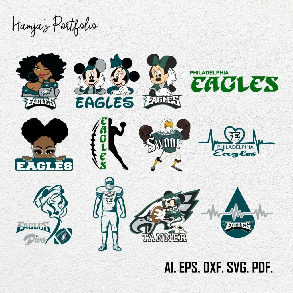 Philadelphia Eagles logo svg vector , bundle logo, NFL teams, Football ...
