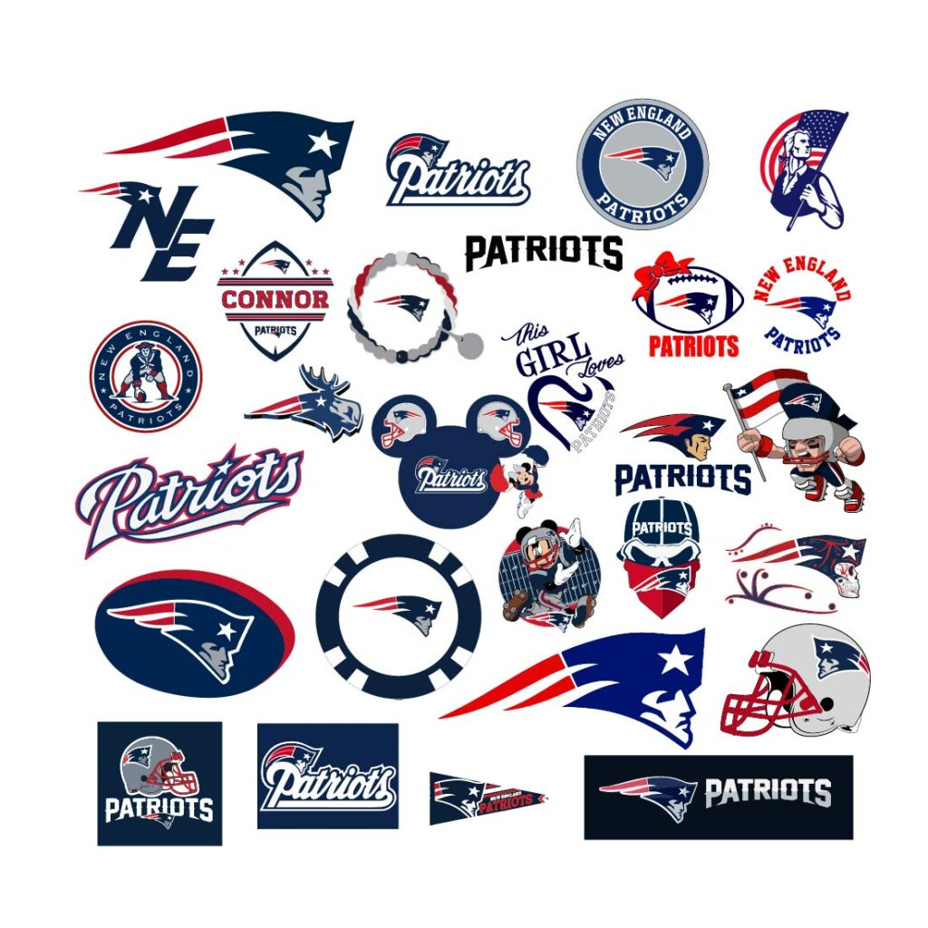 New England Patriots Vector Logo Svg - MasterBundles