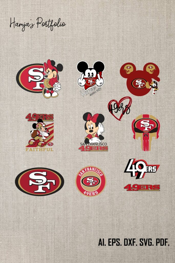 San Francisco 49ERS Logo Vector Set - MasterBundles