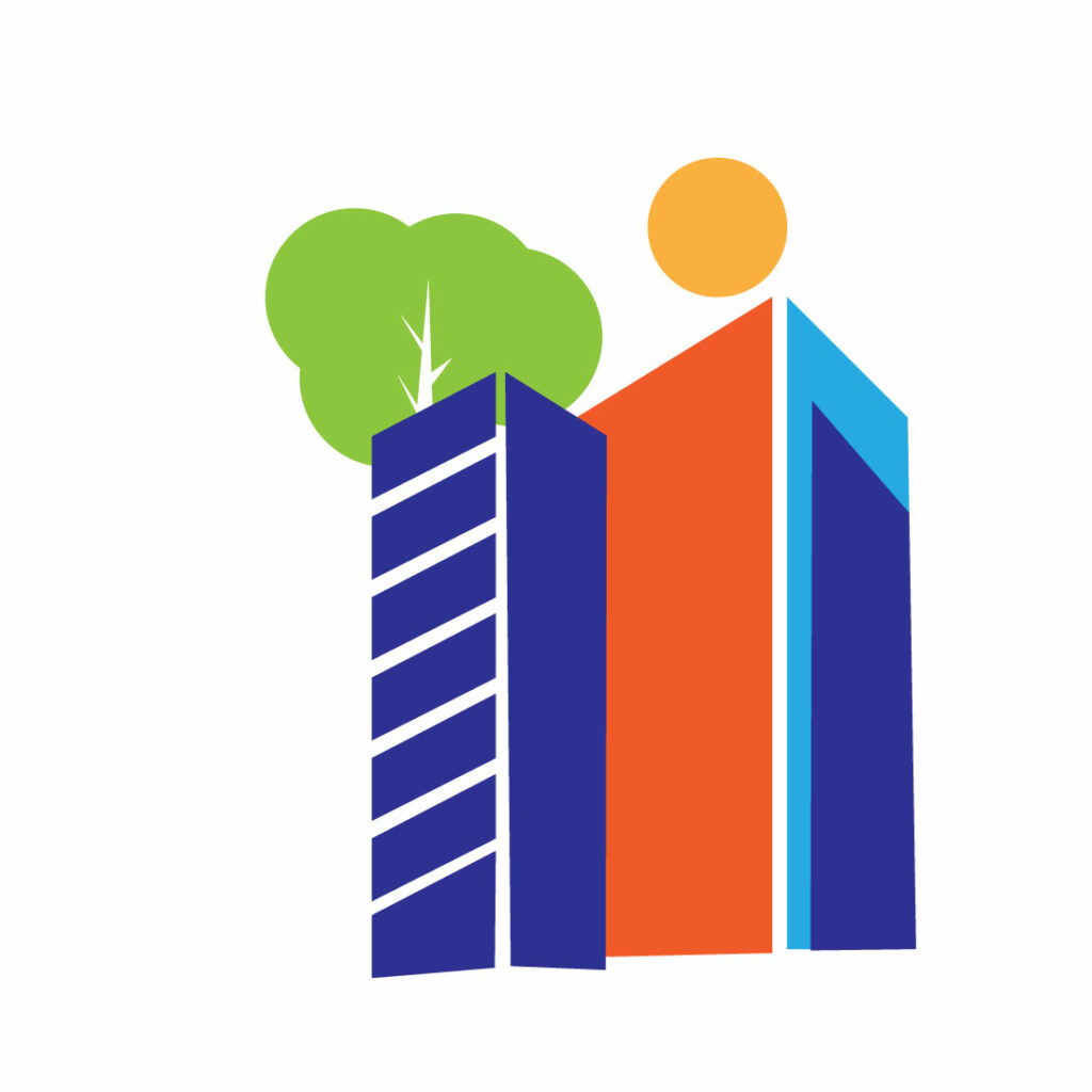 minimalist building logo - MasterBundles