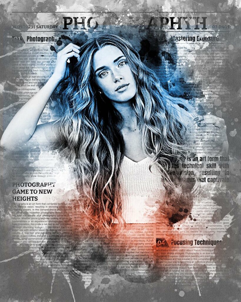 Mixed Media Art Photo Effect - MasterBundles