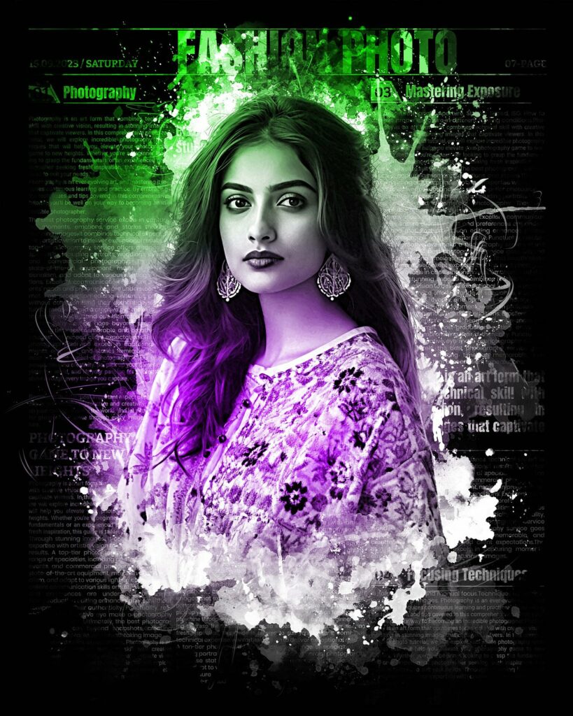 Mixed Media Art Photo Effect - MasterBundles