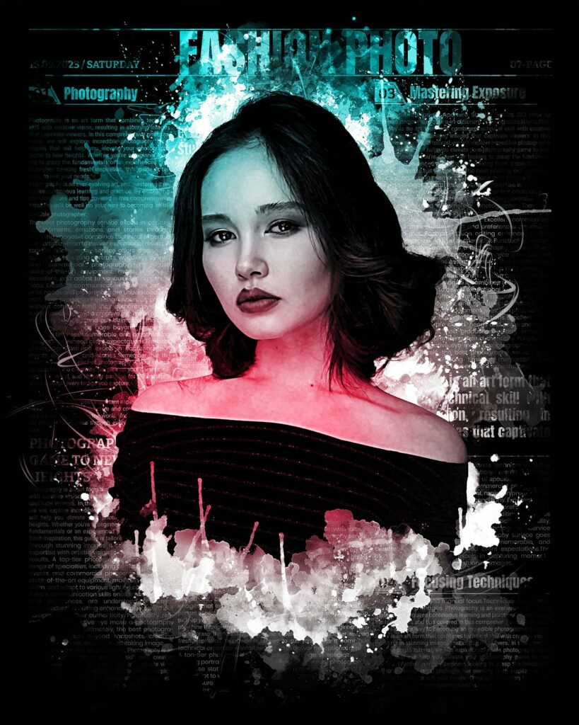 Mixed Media Art Photo Effect - MasterBundles