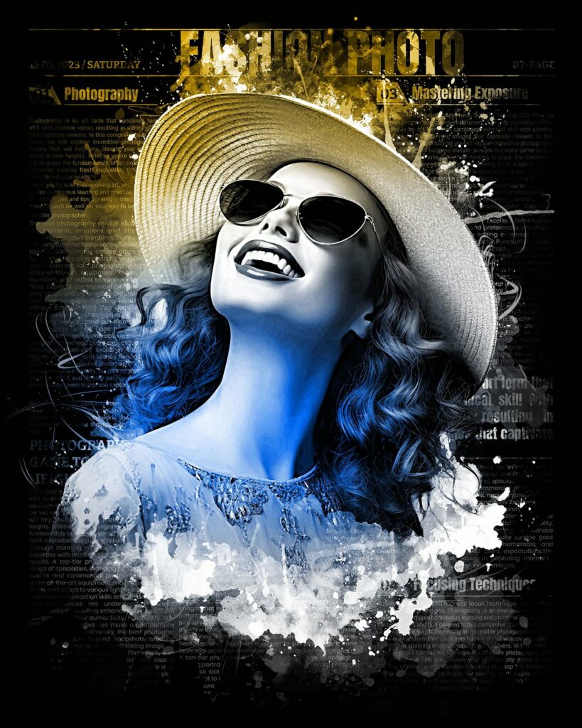 Mixed Media Art Photo Effect - MasterBundles