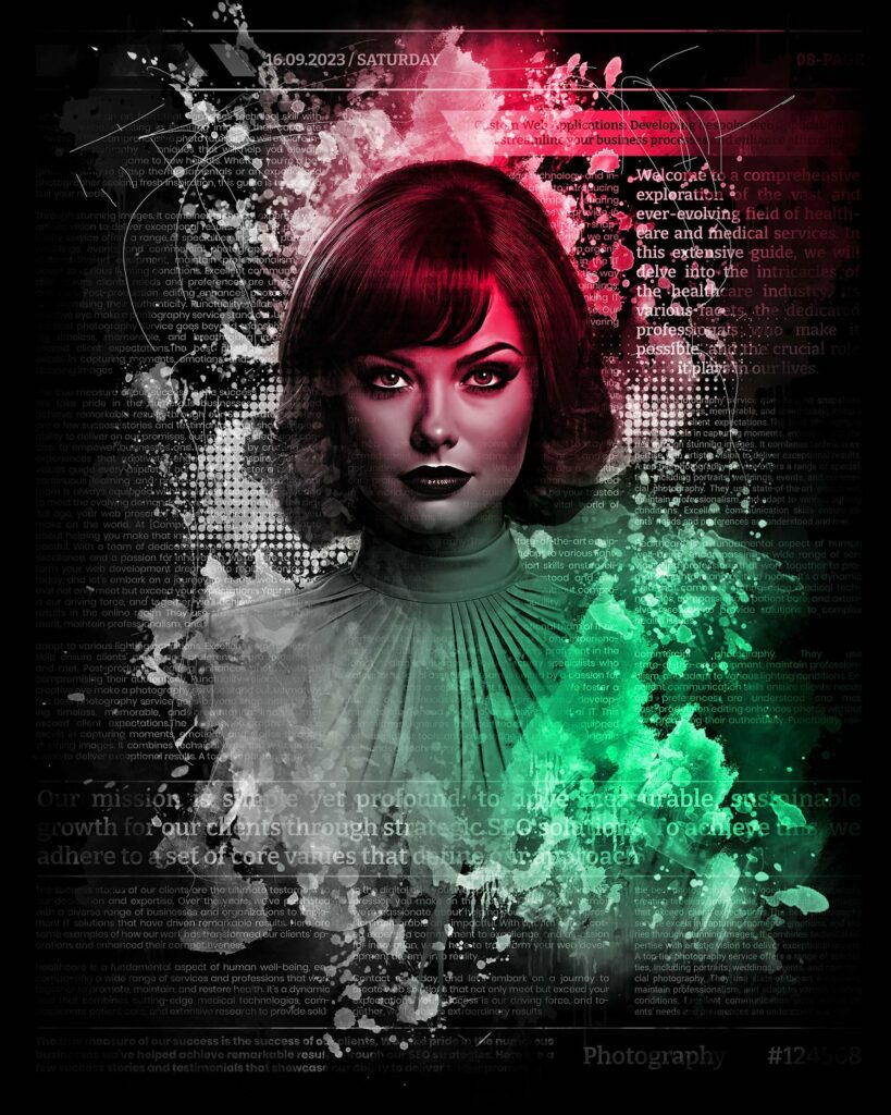 Mixed Media Art Photo Effect - MasterBundles