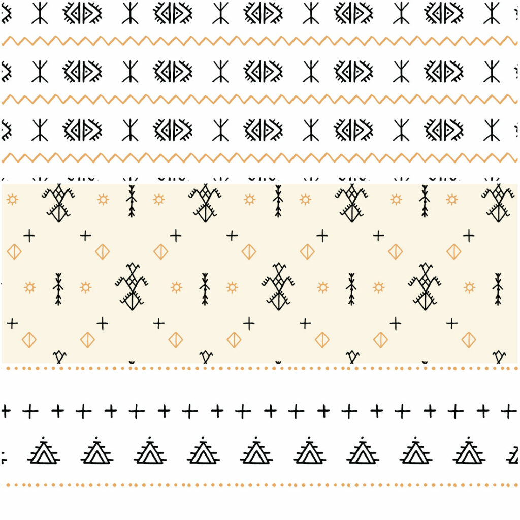 Moroccan Berber Seamless Patterns - MasterBundles
