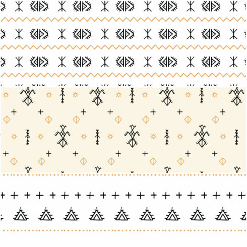 Moroccan Berber Seamless Patterns - MasterBundles