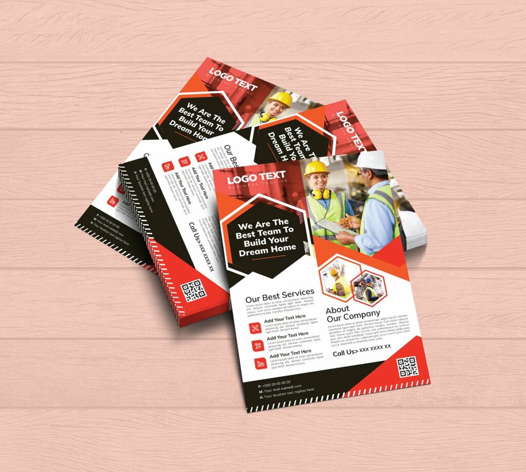Business Construction Flyer Design - MasterBundles