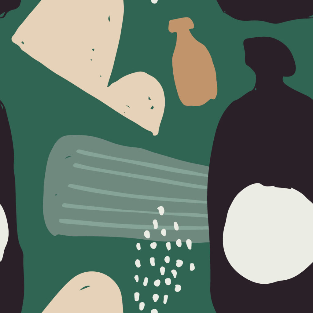 Food Abstract Backgrounds Patterns - MasterBundles