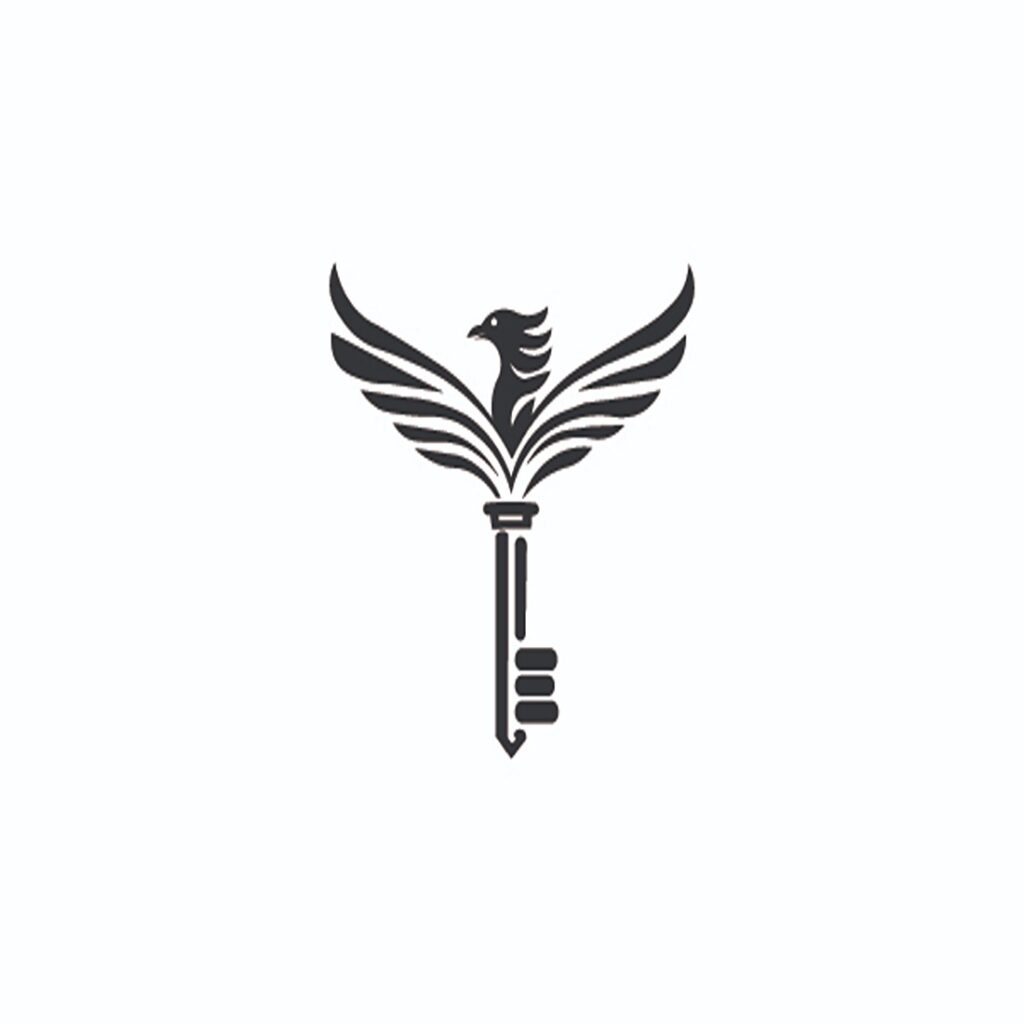Phoenix - Key Logo Design Template - MasterBundles