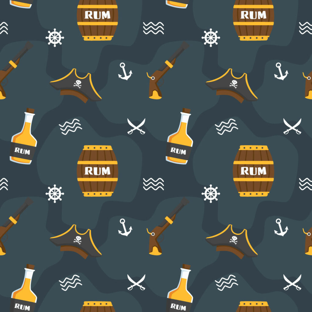 Pirates Seamless Pattern - MasterBundles