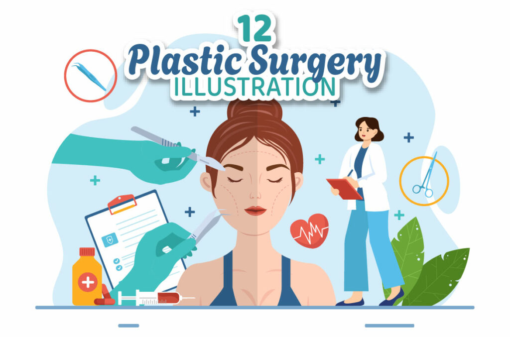 12 Plastic Surgery Illustration - MasterBundles