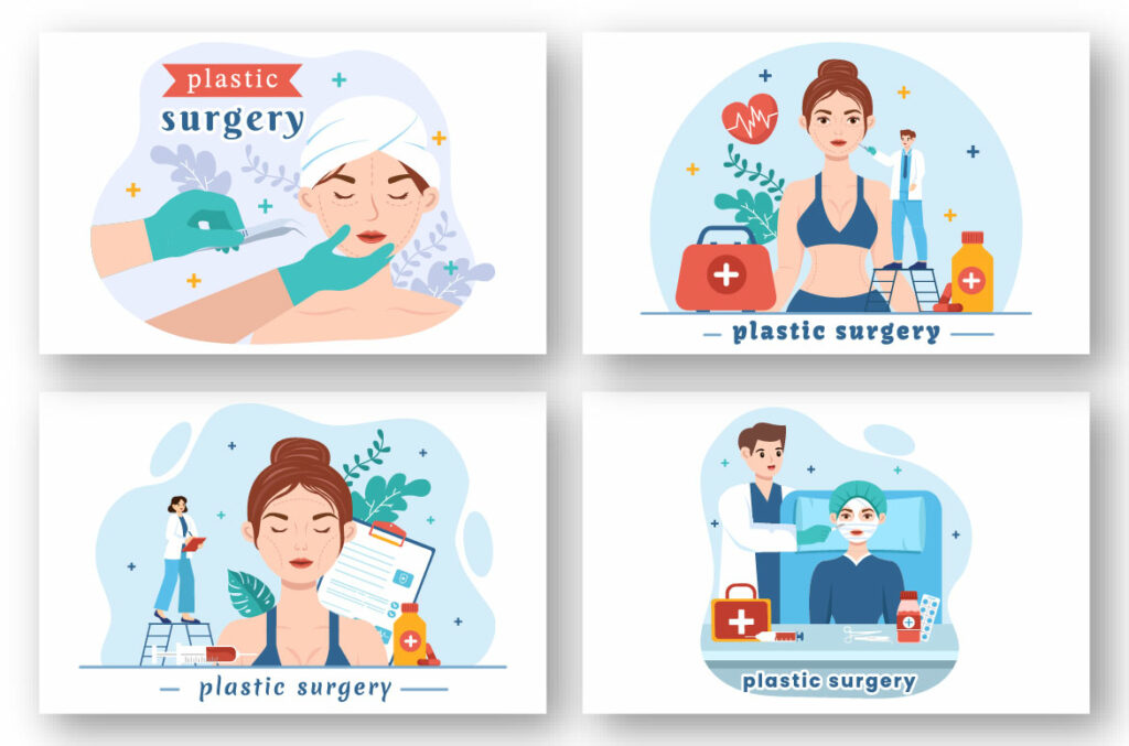12 Plastic Surgery Illustration - MasterBundles