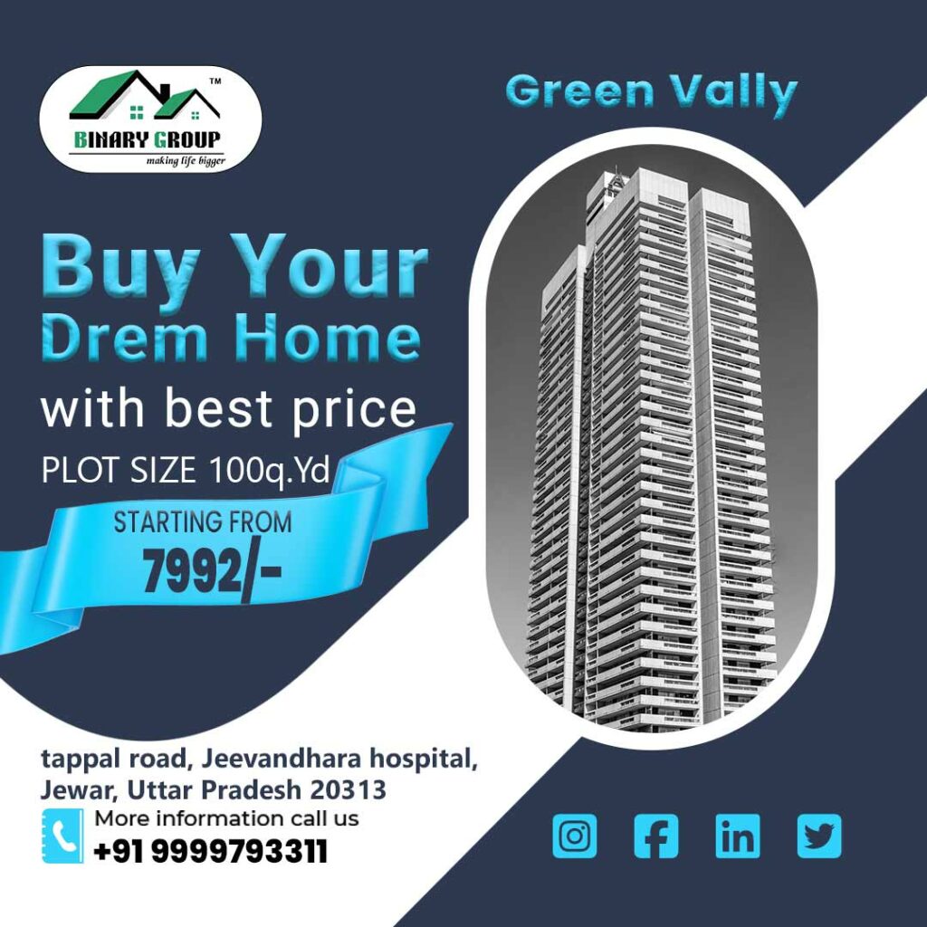 real estate plot project designing for social media advertising ...