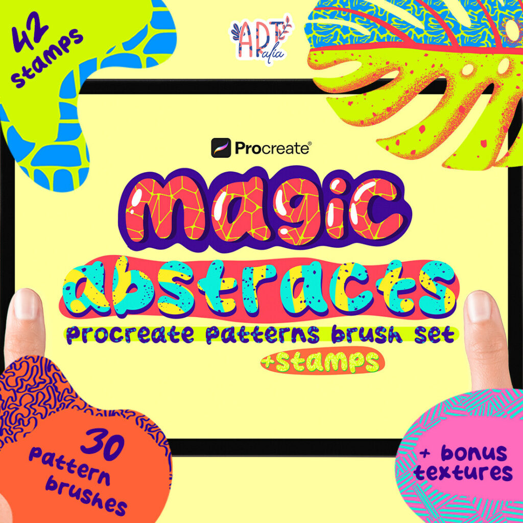 Magic Abstracts | Procreate Brushes | Stamps & Pattern Brushes - MasterBundles