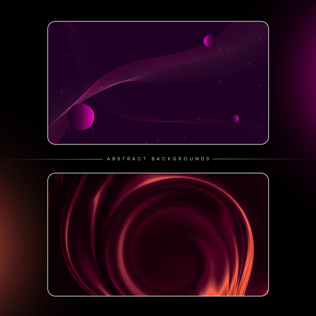 4 Abstract backrounds (4K) High resolution. - MasterBundles