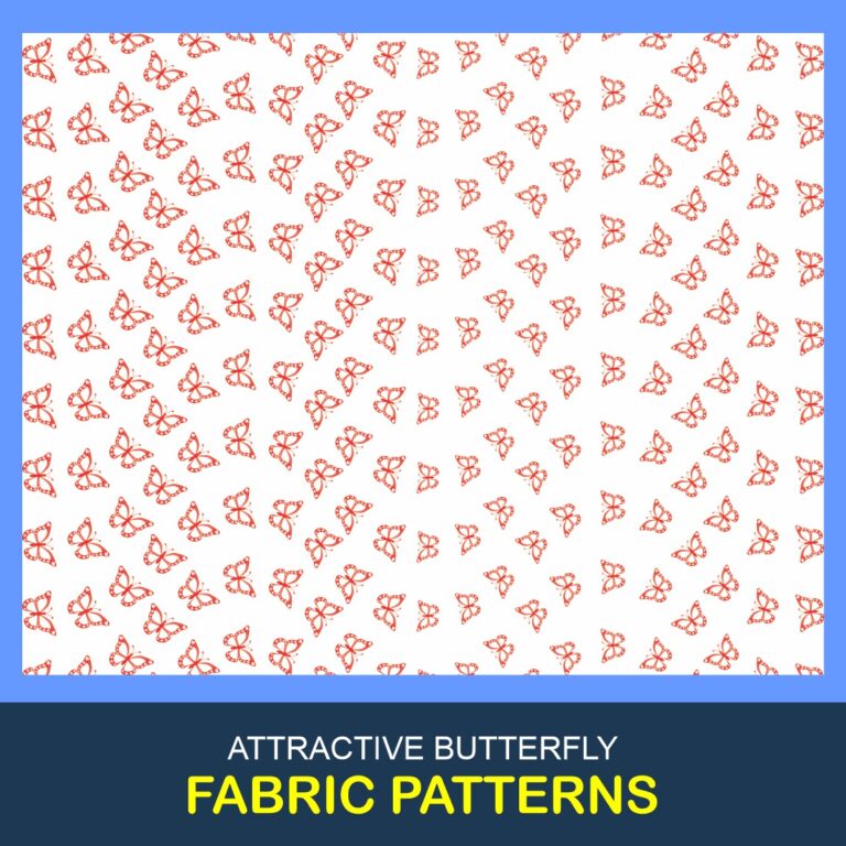 6 Elegant Butterfly Fabric Pattern Collections - MasterBundles